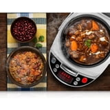 Nutrichef Pkprc16 Digital Pressure Cooker and Slow Cooker - Walmart.com