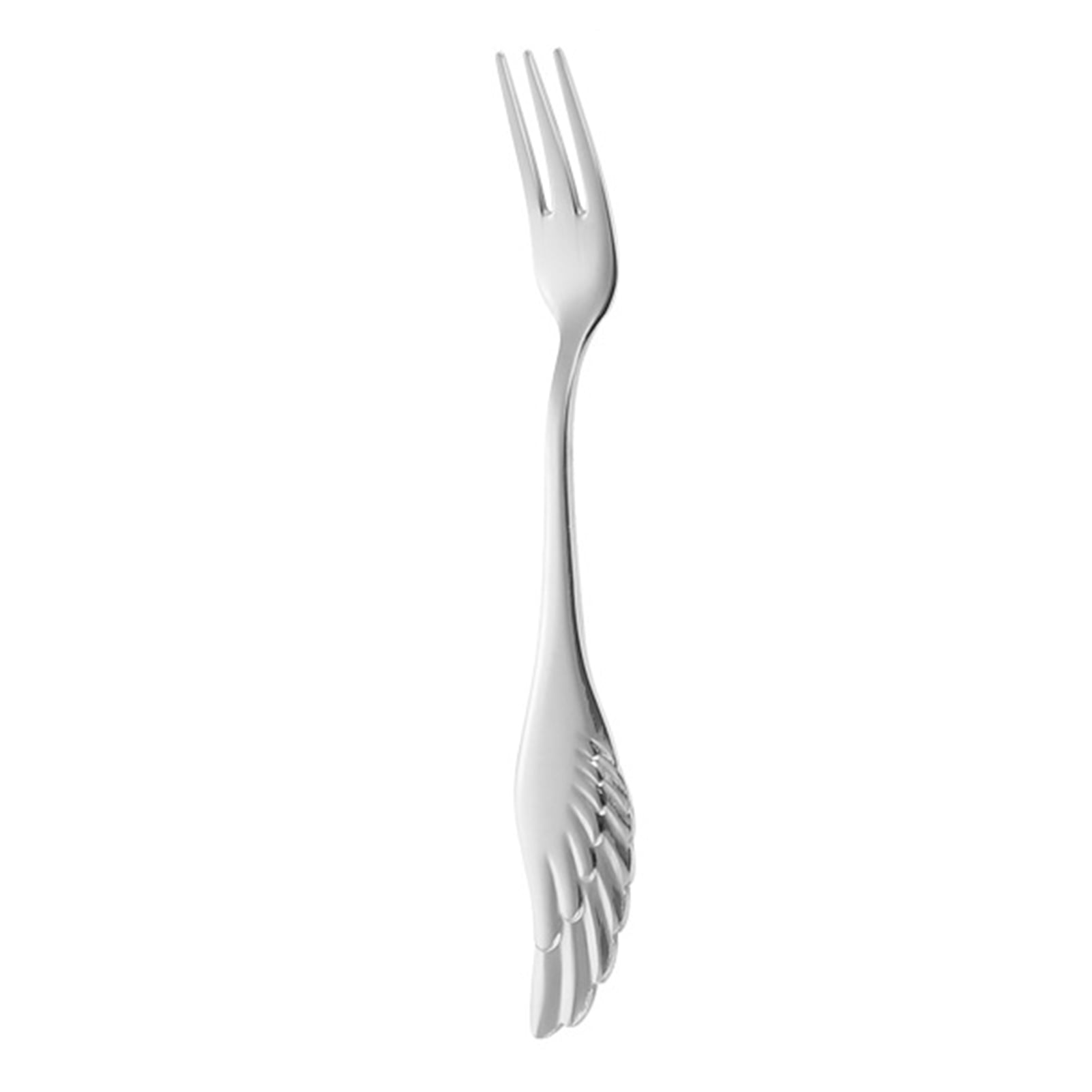 Farfi Fruit Fork Mirror Polish Long Handle Stainless Steel Creative ...