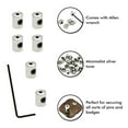 Pin Keepers Pin Locks Locking Clasp Pin Backs with Wrench (48 Pieces ...