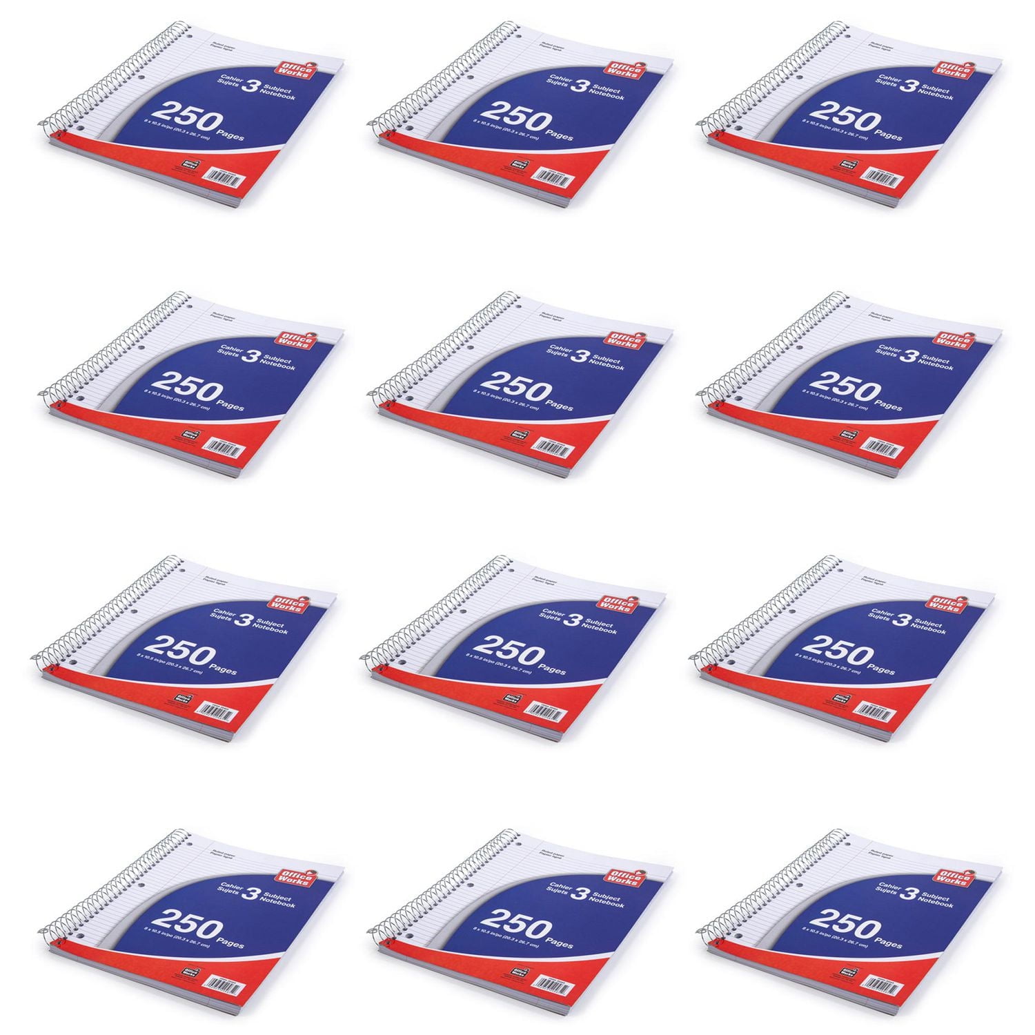 Click here for Officeworks Office Works Plain 250-Pages Ruled Boo... prices