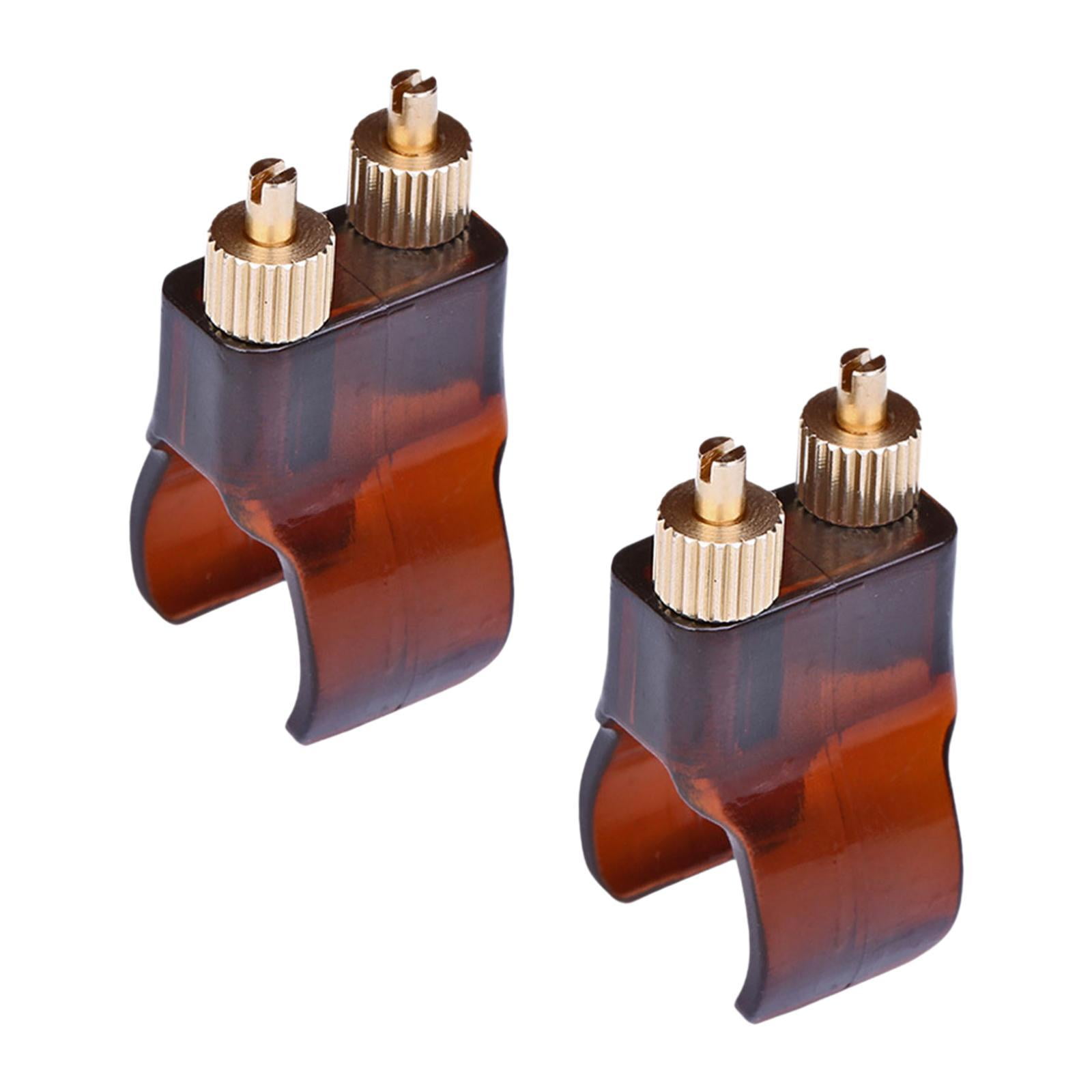 2pcs Erhu Fine Tuner Erhu String Ajuste Brown Sencillo de usar ...