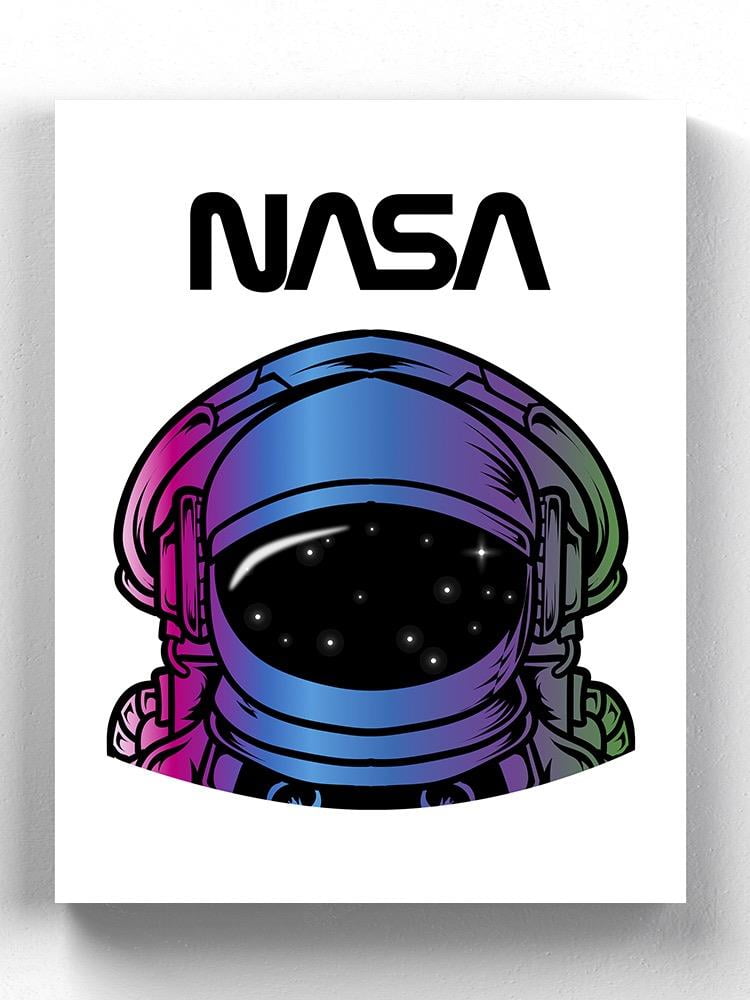 NASA Nasa Astronaut Color Art Wrapped Canvas -NASA Designs, - Walmart.com