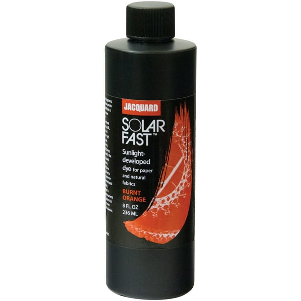 Jacquard SolarFast Dyes 8oz-Burnt Orange - Walmart.com - Walmart.com