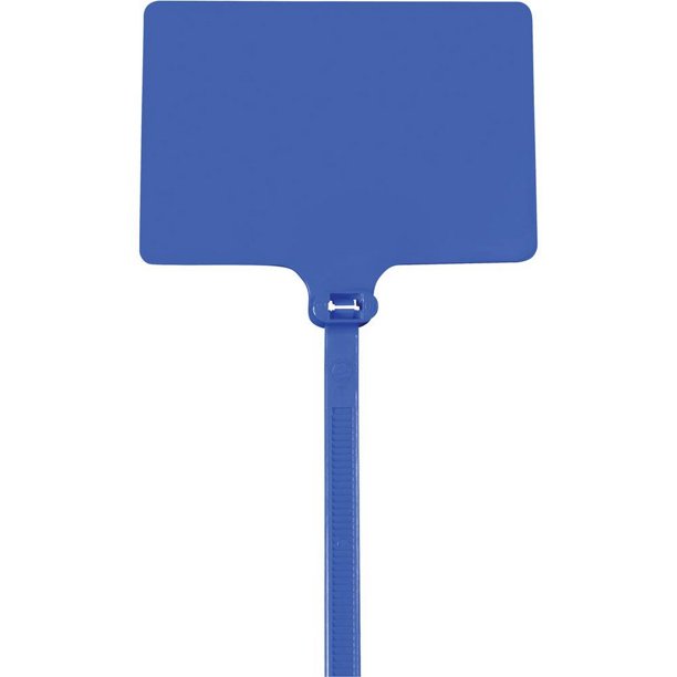 Blue Extra Large Identification Cable Ties 6" 120# (100 Ties) - Walmart.com