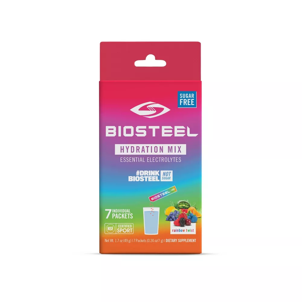 BioSteel Hydration Mix, Sugar-Free with Essential Electrolytes, Rainbow ...