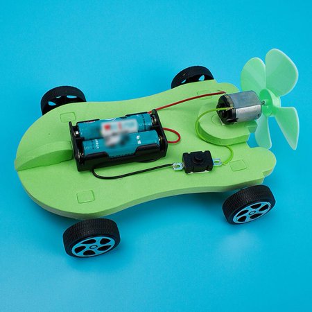 Fosa Educational DIY Wind Power Car Model Children Handmade Assembling ...