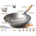 Free Shipping! Craft Wok Traditional Hand Hammered Carbon Steel 14 Inch ...