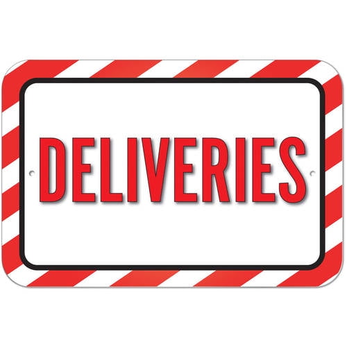 Deliveries Sign - Walmart.com