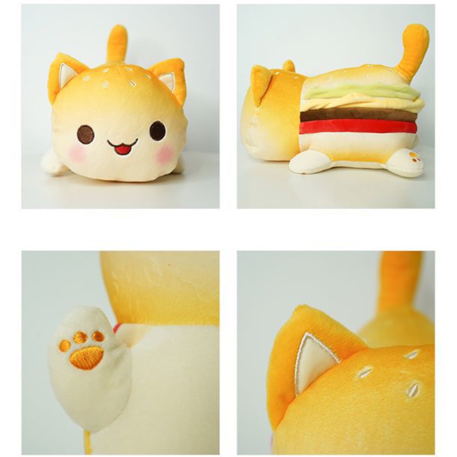 Buy Aphmau Meows Cat Plush Toy Soft Meemeow Stuffed Donut Cat Plumes ...