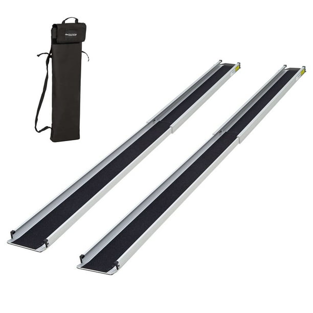 Silver Spring - Telescoping Wheelchair Track Ramps - With Storage Bag ...
