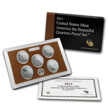 2011 5-Coin 5 oz Silver ATB Set (America the Beautiful) - Walmart.com