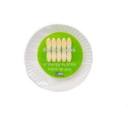AJM Packaging Green Label Economy Paper Plates 6" Diameter Plate ...