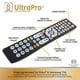 GE 8-Device Backlit Universal TV Remote Control in Black, 37123 ...