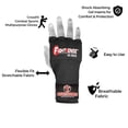 FIGHTSENSE Padded Gel Inner Boxing Gloves for Men and Women with Long ...