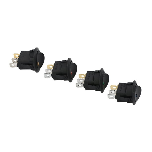On Off Power Switches, Round Rocker Switch 20Pcs With LED For RV ...
