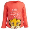 Disney Lion King Simba Nala Toddler Girls 2 Pack Long Sleeve T-Shirts ...