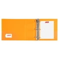JAM Paper Assorted Plastic 3 Ring Binders, 4 inch, Red, Green, Blue ...