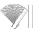32 Packs 6 Inch Rulers Small Ruler Assorted Colors Small Plastic Rulers ...