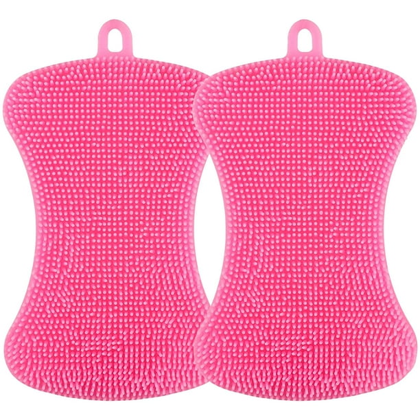 Larger Size Silicone Sponge Kitchen Sponge, Sponges For Dishes Washing ...