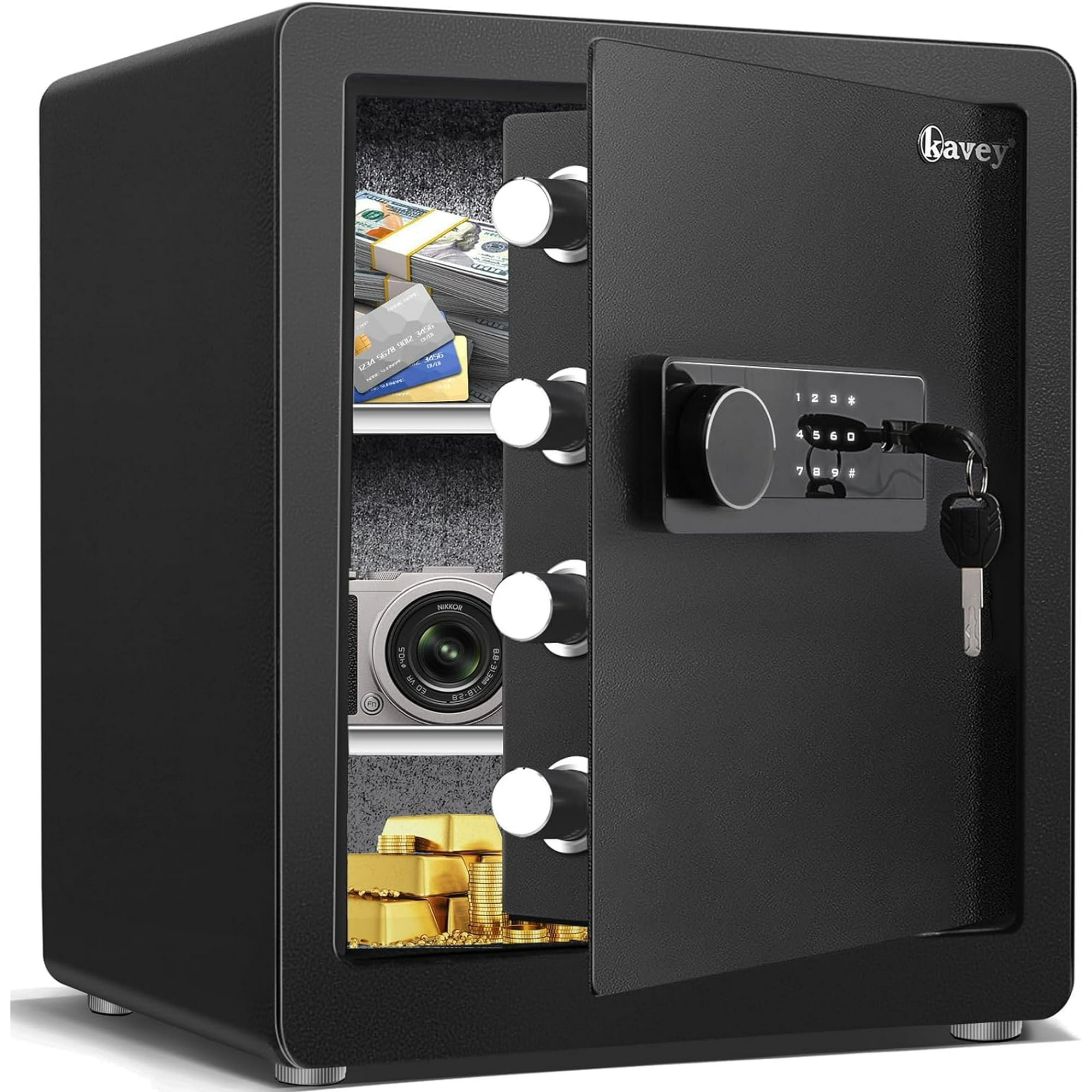 Click here for Kavey 2.0 Cub Safe Box  Home Safe With Backlit Tou... prices