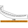 Chevrolet GM OEM Malibu Front Bumper-Lower Spoiler Chin Lip Splitter ...