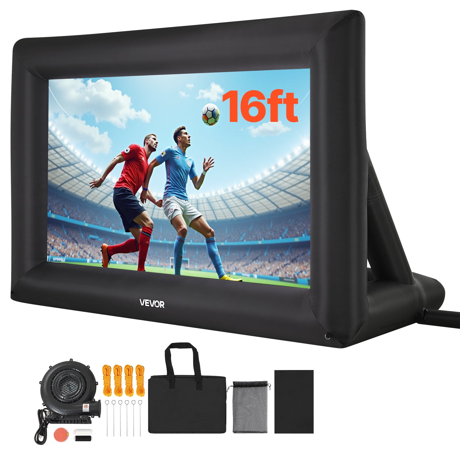 Click here for Vevor 16 Ft Inflatable Movie Screen 16:9 600d Movi... prices