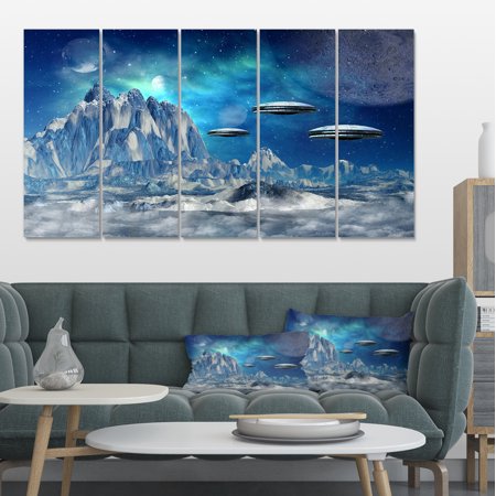 Blue Alien Planet - Landscape Canvas Art Print | Walmart Canada