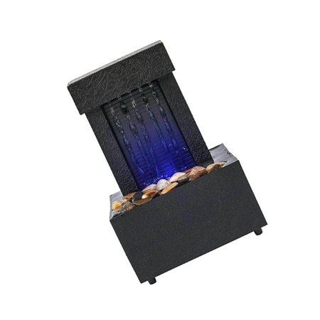 Desktop Waterfall Fountain Water Flow with LED battery operated ...