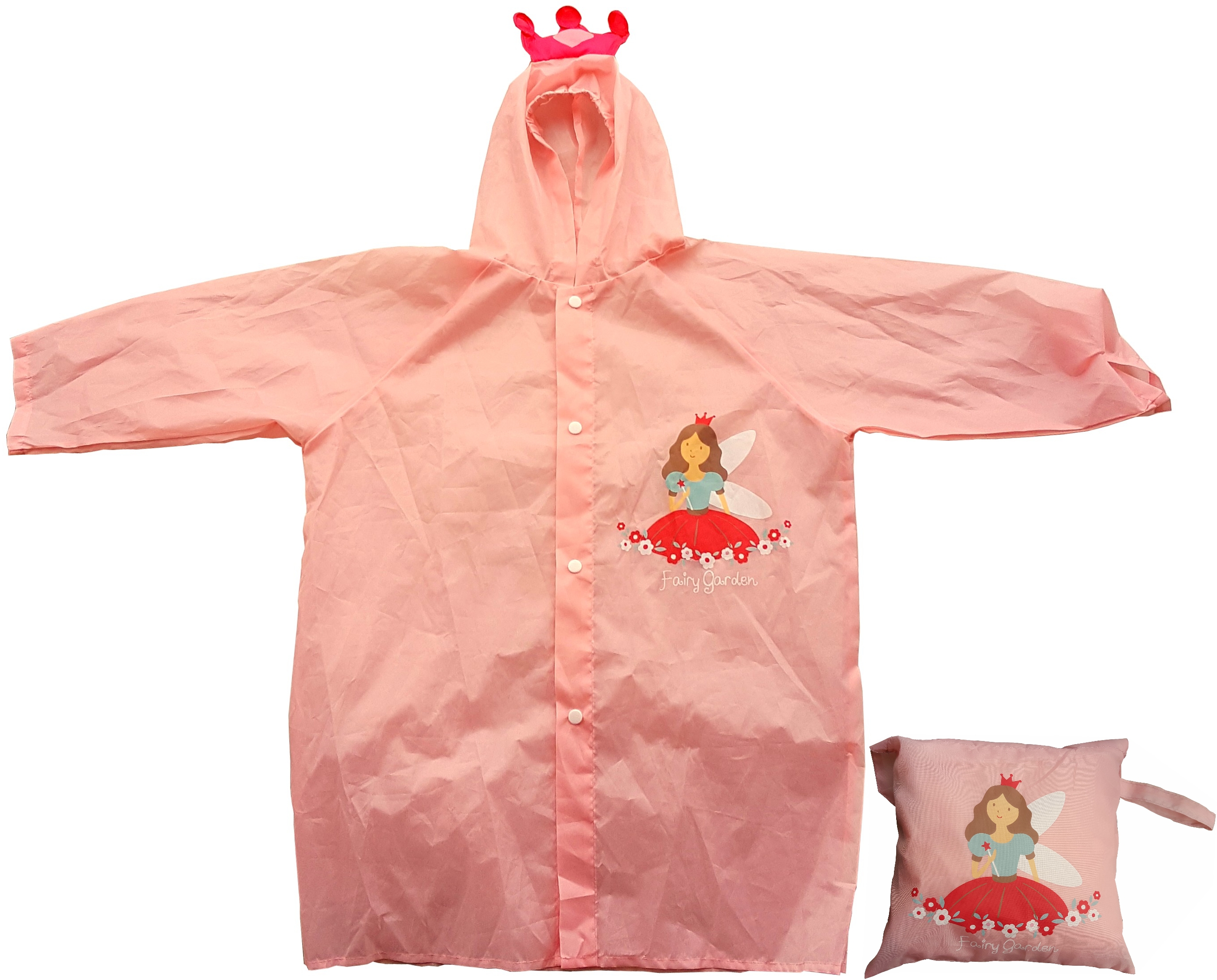 Child's Pink Princess Print Raincoat | Walmart Canada
