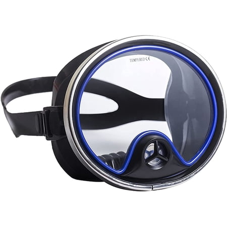 Silicone Scuba Diving Snorkeling Mask Traditional Retro Oval Classic ...