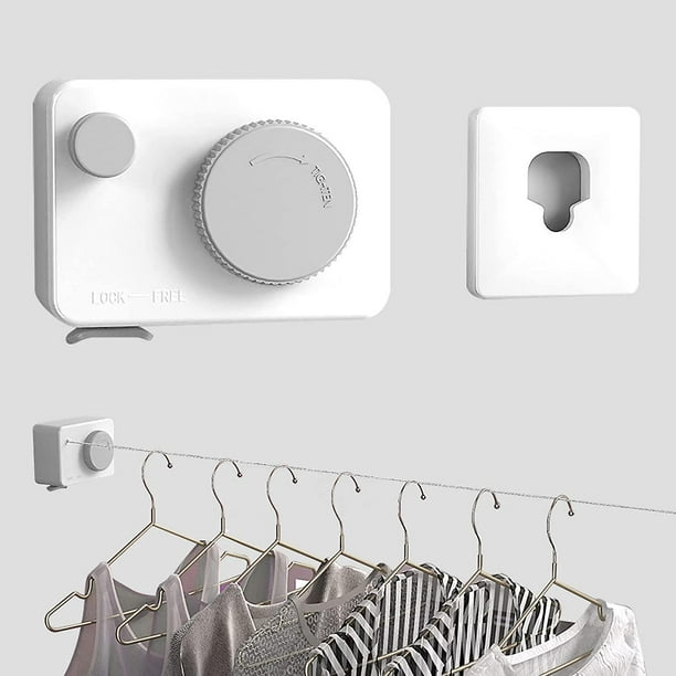 DouHu Retractable Washing Line Indoor, Clothes Line Retracting Hanging ...