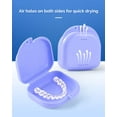 Retainer Case with Vent Holes, 4 Pack, Dental Appliance Storage ...