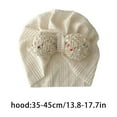 Baby Girls Princess Hat with Ear Protections, Lace Bonnet 0-12 Months ...