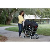 Graco DuoGlider Click Connect Double Stroller, Glacier, 27.37 lbs ...