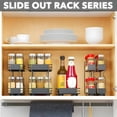 Heavy-duty Iron Spice Rack Storage Box, Suitable For Cabinets - 2-layer ...