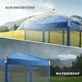 Aoodor Pop Up Canopy Tent with Removable Mesh Sidewalls, Portable ...