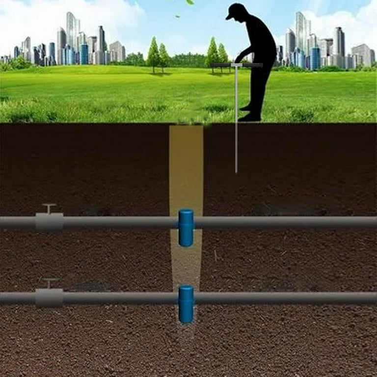 Pipe Locator Underground Soil Probe Rod 48\" Stainless Steel Soil Probe ...