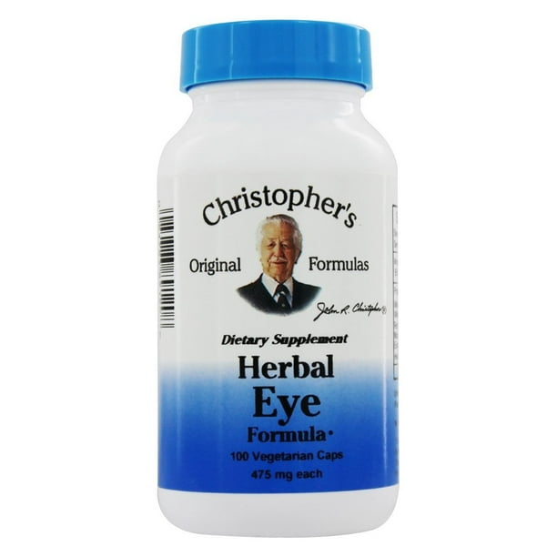 Dr. Christopher's Original Formulas - Herbal Eyebright Formula - 100 Vegetarian Capsules ...