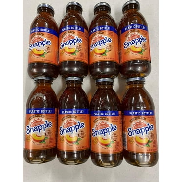 Snapple Peach Tea, 16 fl oz glass bottles, 12 pack - Walmart.com