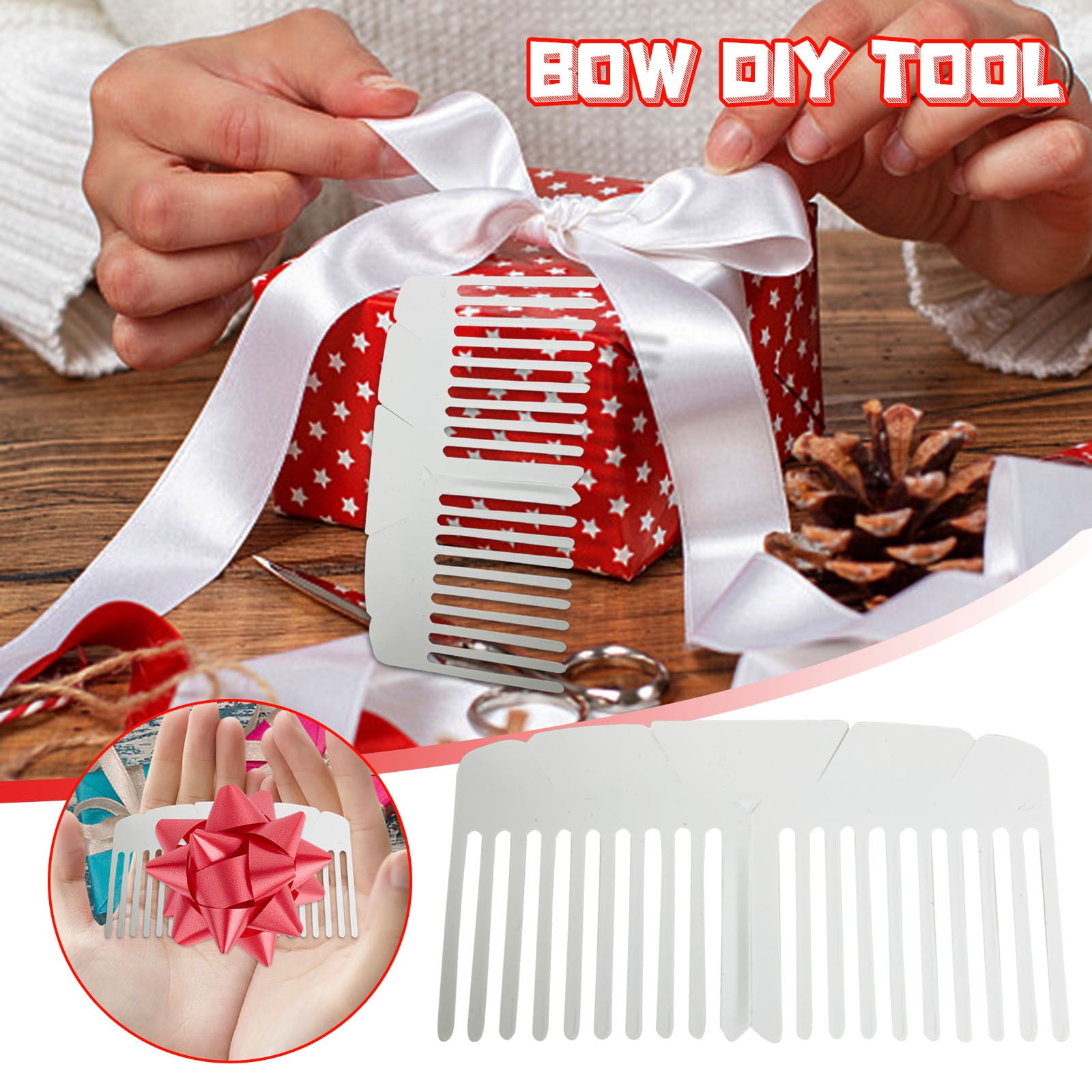 Click here for Agiferg Diy Bow Making Tool Christmas Bow Hair Orn... prices