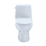 TOTO® UltraMax® One-Piece Round Bowl 1.6 GPF Toilet, Sedona Beige ...
