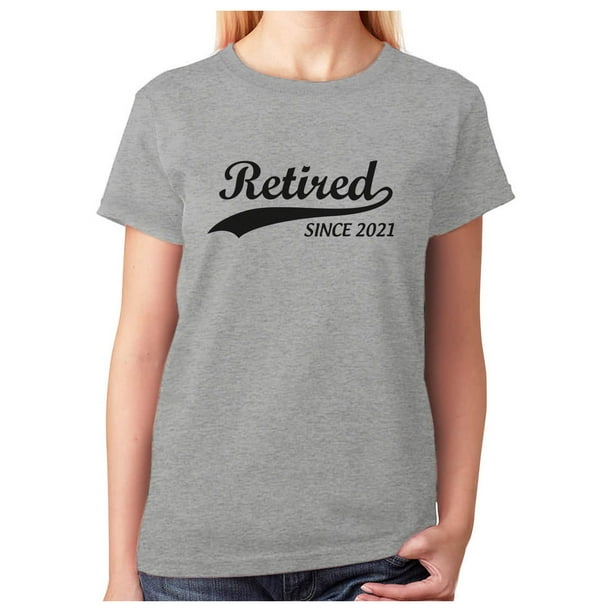 Tstars - Tstars Womens Retirement Gifts Retirement Shirt Retired Since ...