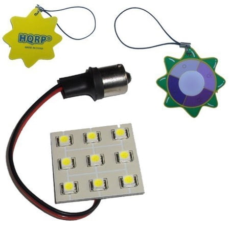 HQRP BA15s Bayonet Base 9 LEDs SMD 5050 LED Bulb Cool White for #93 ...