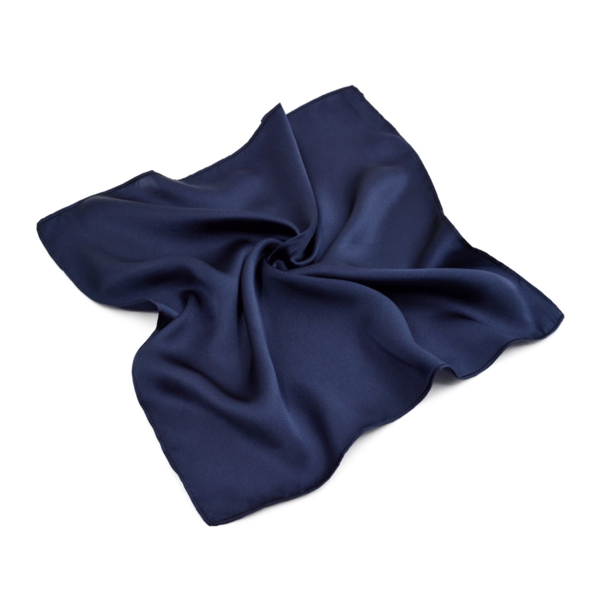 Premium 100% Pure Mulberry Silk Solid Pocket Square Handkerchief Scarf ...