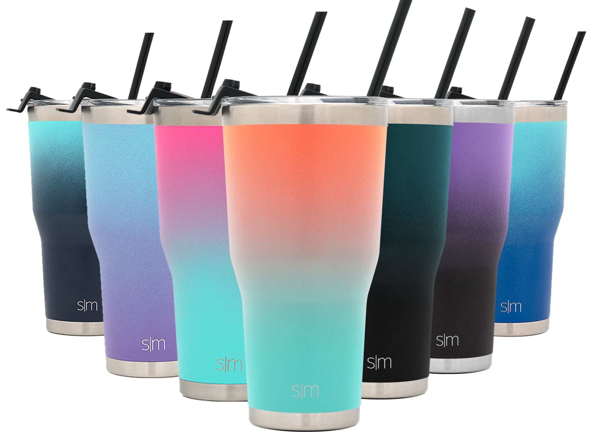 Simple Modern 30oz. Cruiser Tumbler with Straw & Closing Lid Travel Mug ...