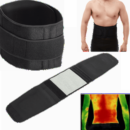 Adjustable Men Lumbar Back Brace Support Waist Trainer Shapers Body ...