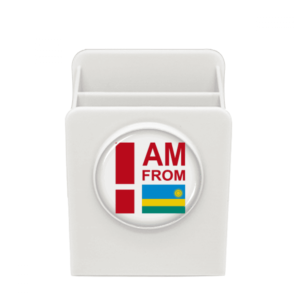 I Am From Rwanda Art Deco Fashion Desk Pencil Holder Cup Pen Organizer ...