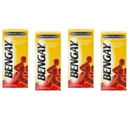 Greaseless Bengay Cream, Non-Greasy Pain Relief, 2 oz HSA/FSA Eligible ...