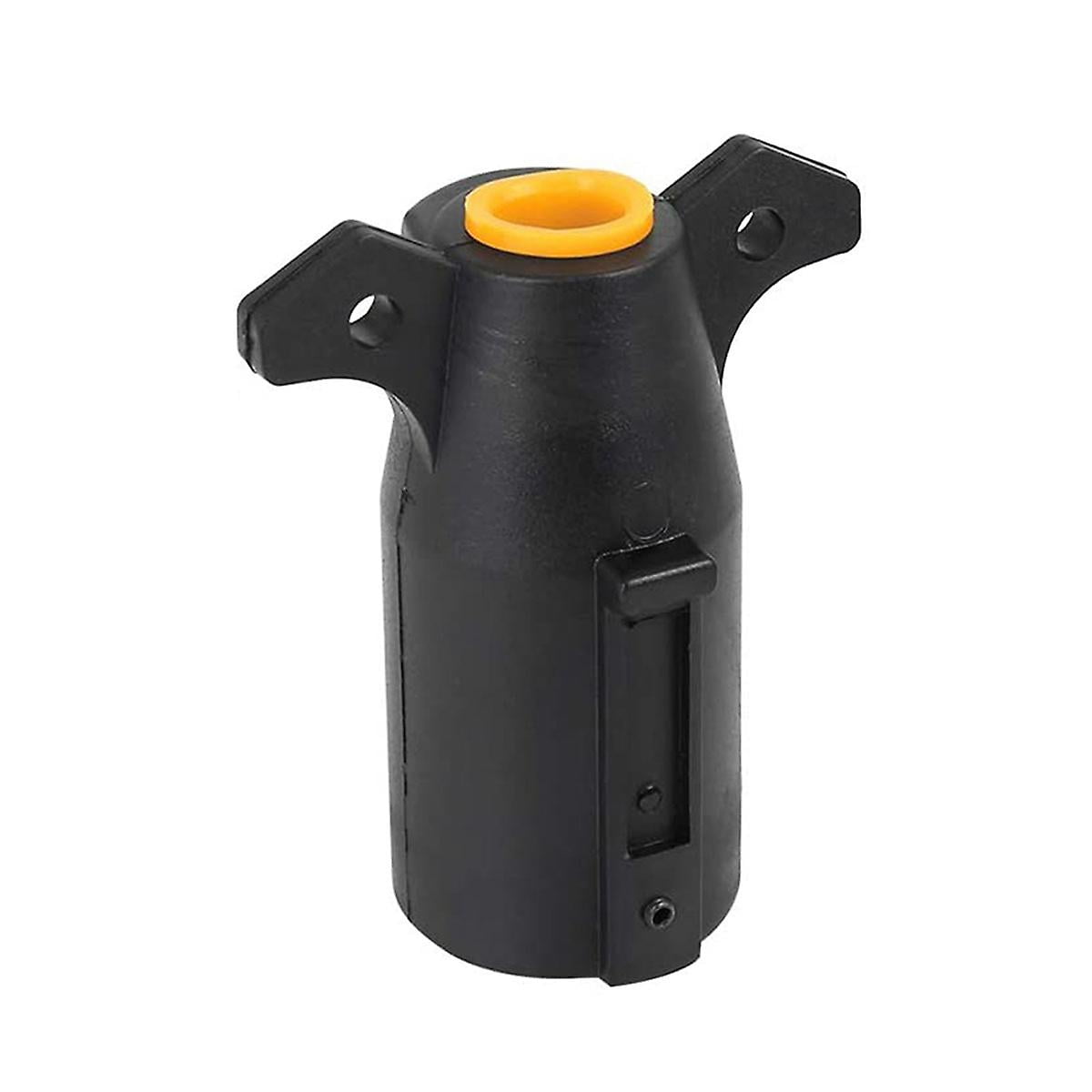 7 Pin 7 Way Round RV Style Flat Blade Trailer Light Plug Replacement ...