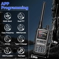 UV-5R Mini Handheld Ham Radios Long Range Rechargeable Walkie Talkies ...